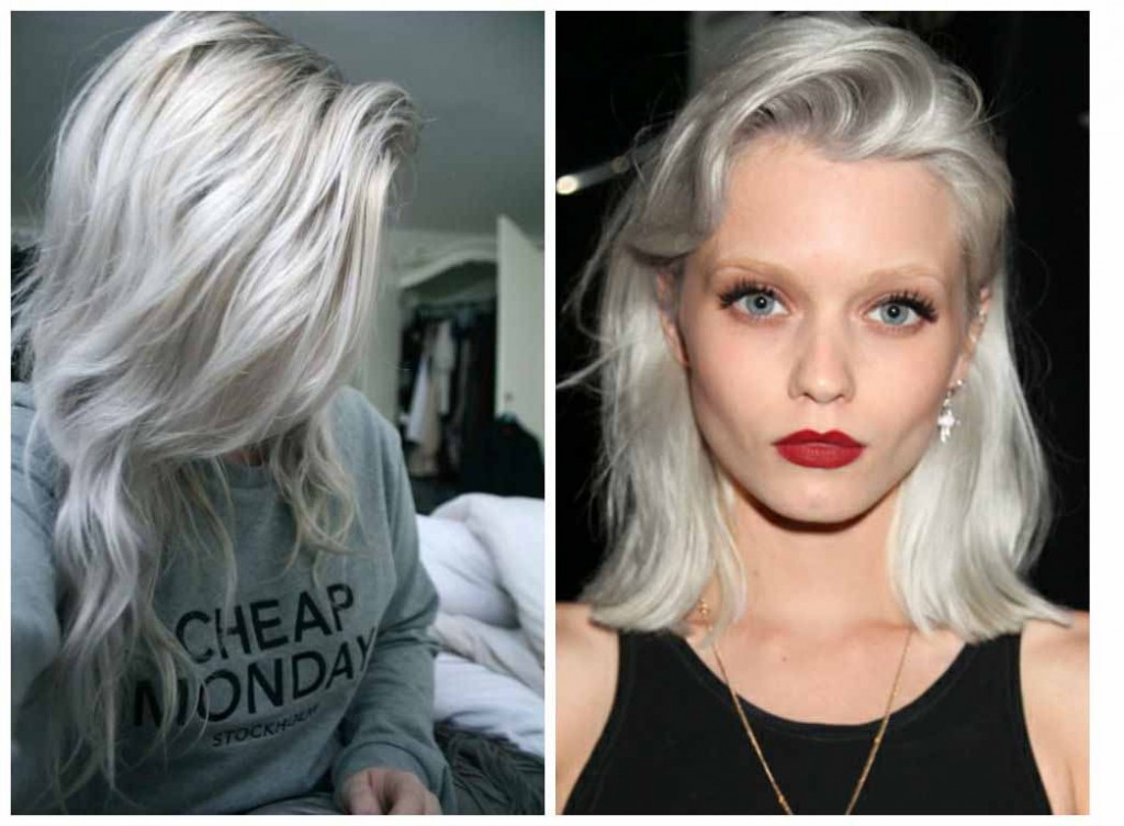 Cabelo de cor platina para meninas » Bom Penteados
