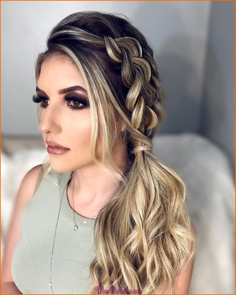 Penteado lateral trança » Bom Penteados